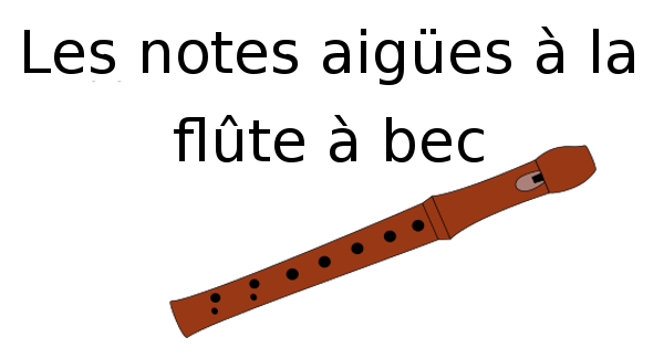 Les notes aigües à la flûte à bec - Apprendre la flûte